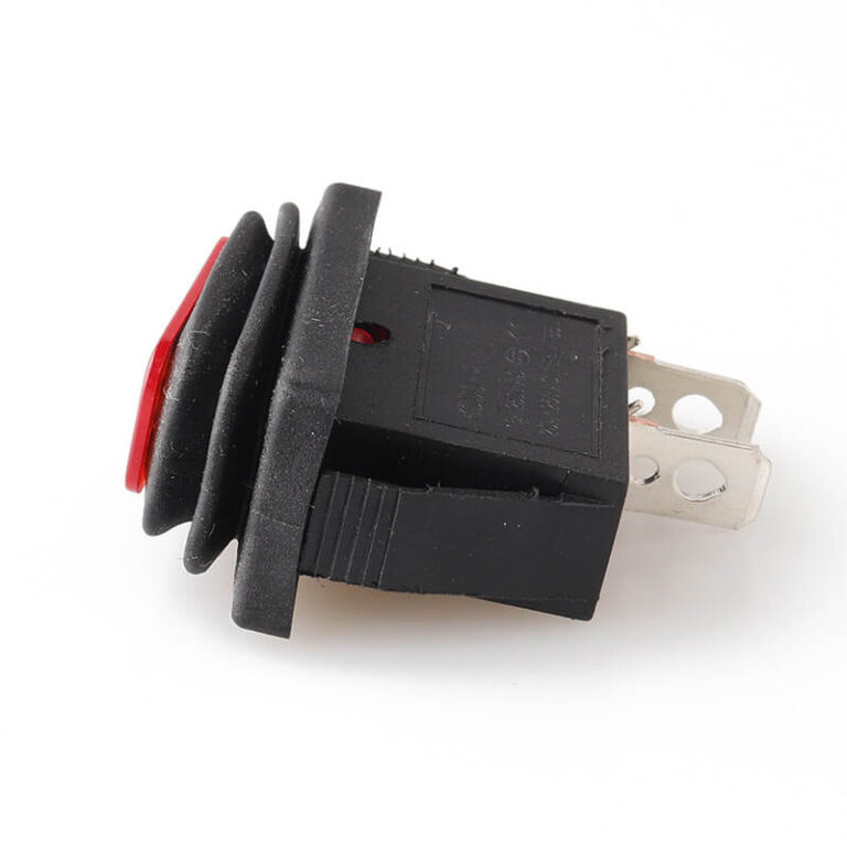 KCD3-101F-2P Waterproof rocker switch 2 gears 2 pin 10A/250V AC - Lanz ...