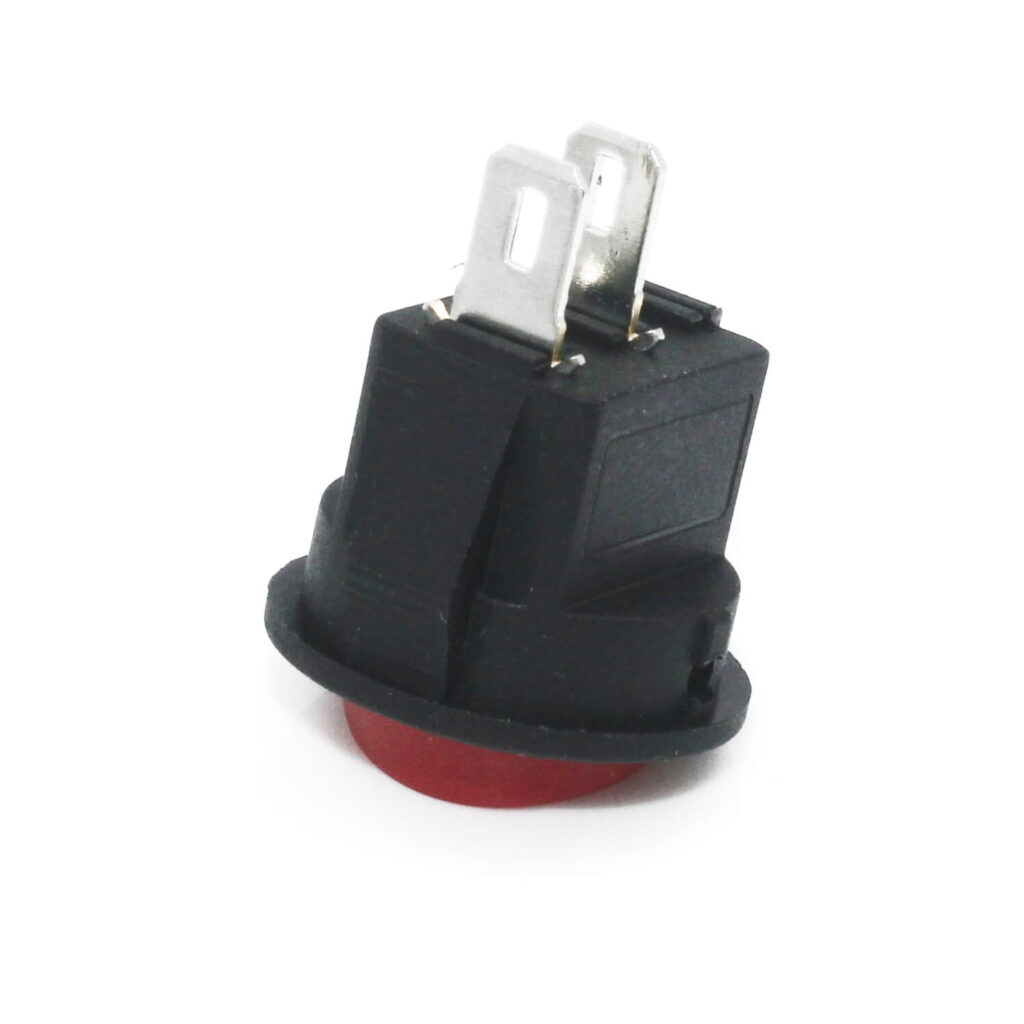KCD2-101DX Round Rocker Switch 2 Pin Red Solid Without Light Power ...