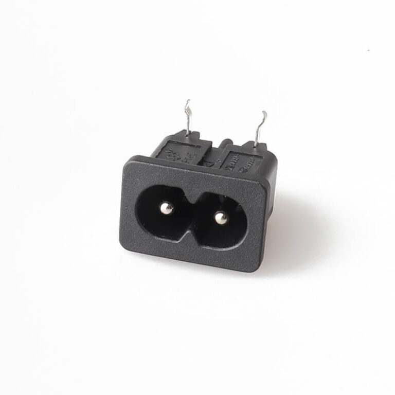 LZ-8-3P10 PCB Mount Power Socket IEC320 C8 Mains AC Power Connector ...