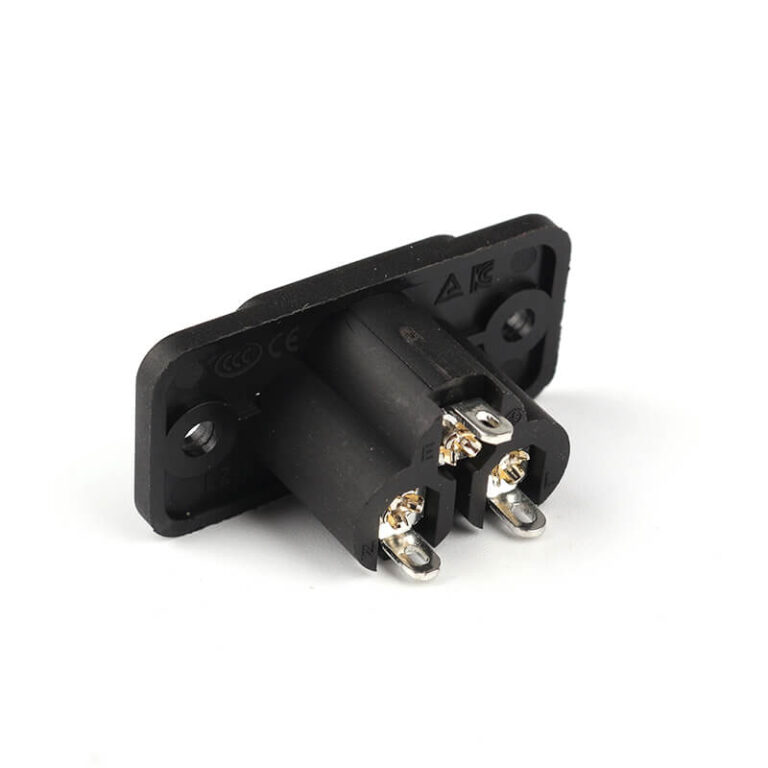 LZ-6-3S1S1 IEC C6 3 pin AC power socket plug electrical power socket ...