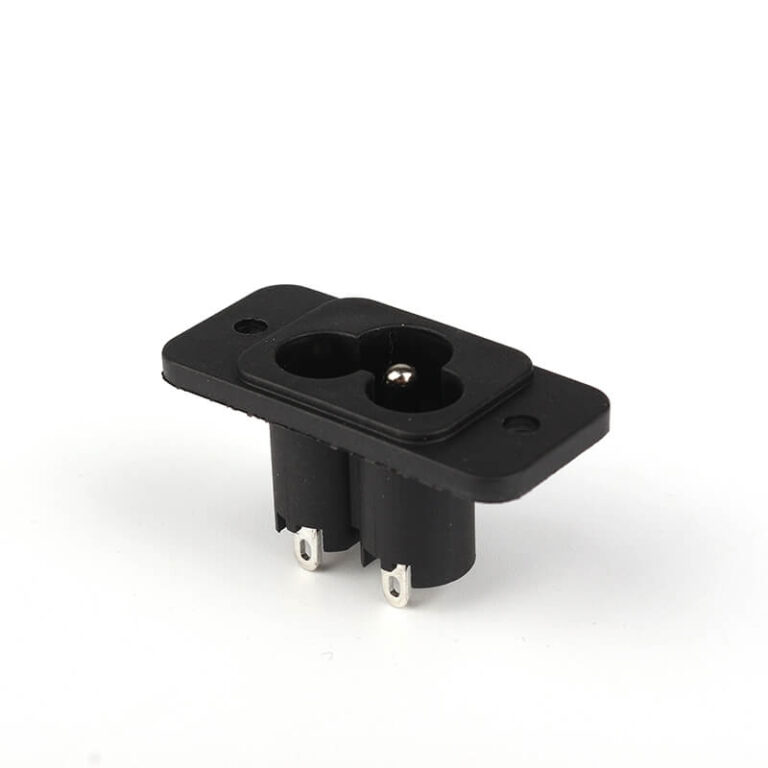 LZ-6-3S1S1 IEC C6 3 pin AC power socket plug electrical power socket ...