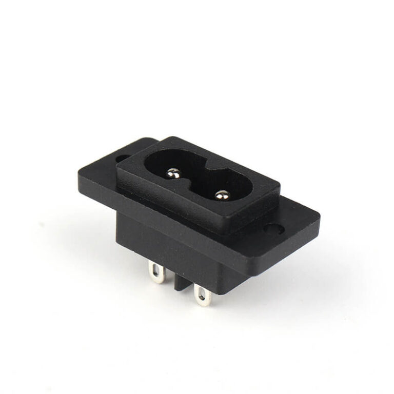 LZ-8-25S 2pin AC power extension cord socket IEC C8 industrial ...