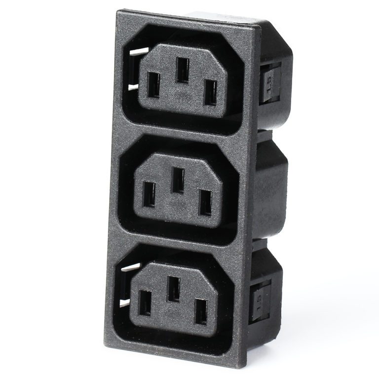 LZ-F-3L three components female socket power supply chassis socket C13 ...